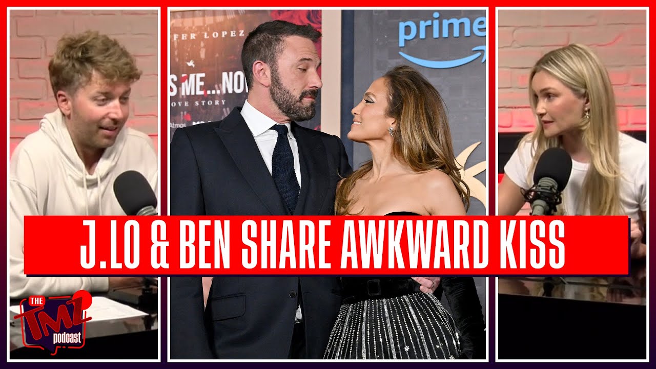 Very Awkward Jenn & Ben Moment Caught On Camera | The TMZ Podcast - YouTube