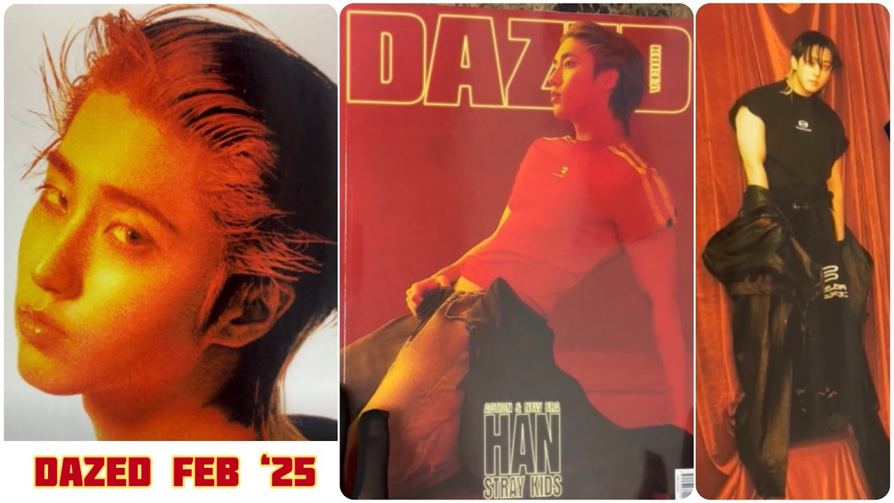 Stray Kids Dazed February ‘25 Magazine Unboxing (Han & Changbin) - YouTube