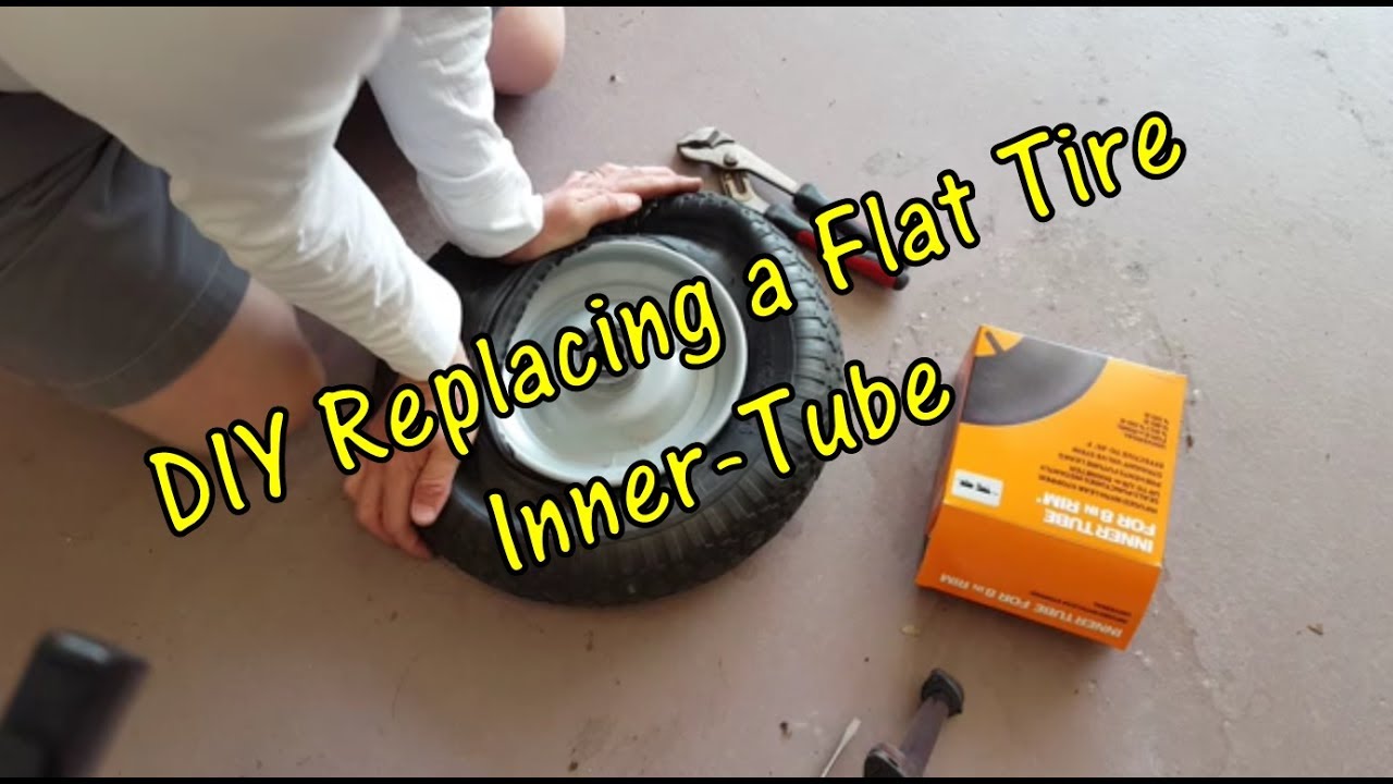 DIY: How To Replace A Flat Tire Innertube - YouTube