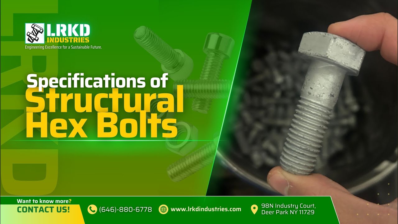 Specifications of Structural Hex Bolts - YouTube
