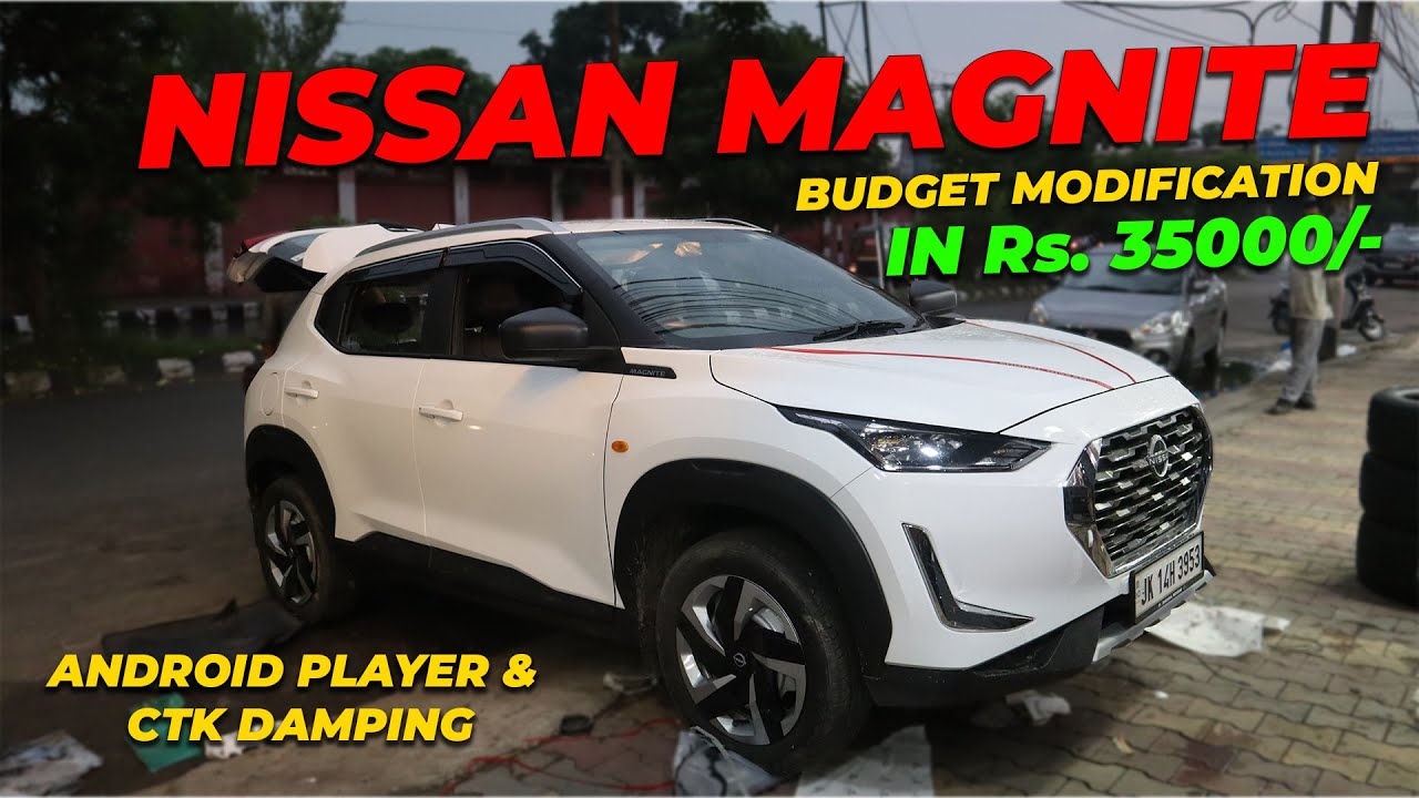 NISSAN MAGNITE Low Budget Modifications under Rs. 35000/-😲🔥 || Android ...