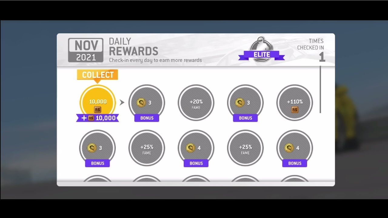 Real Racing 3 Daily Rewards November 2021 (Elite Racer) - YouTube