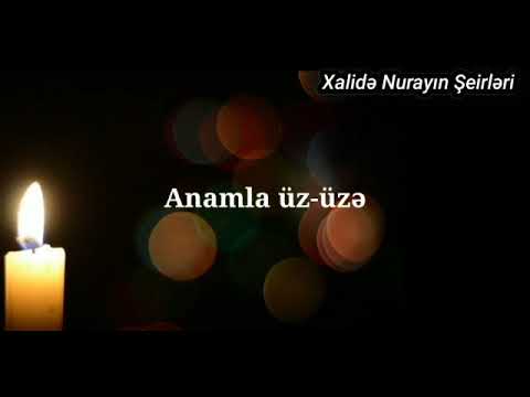 ANAMLA ÜZ-ÜZƏ --(Gözəl analarımızın məkanı cənnət olsun!)