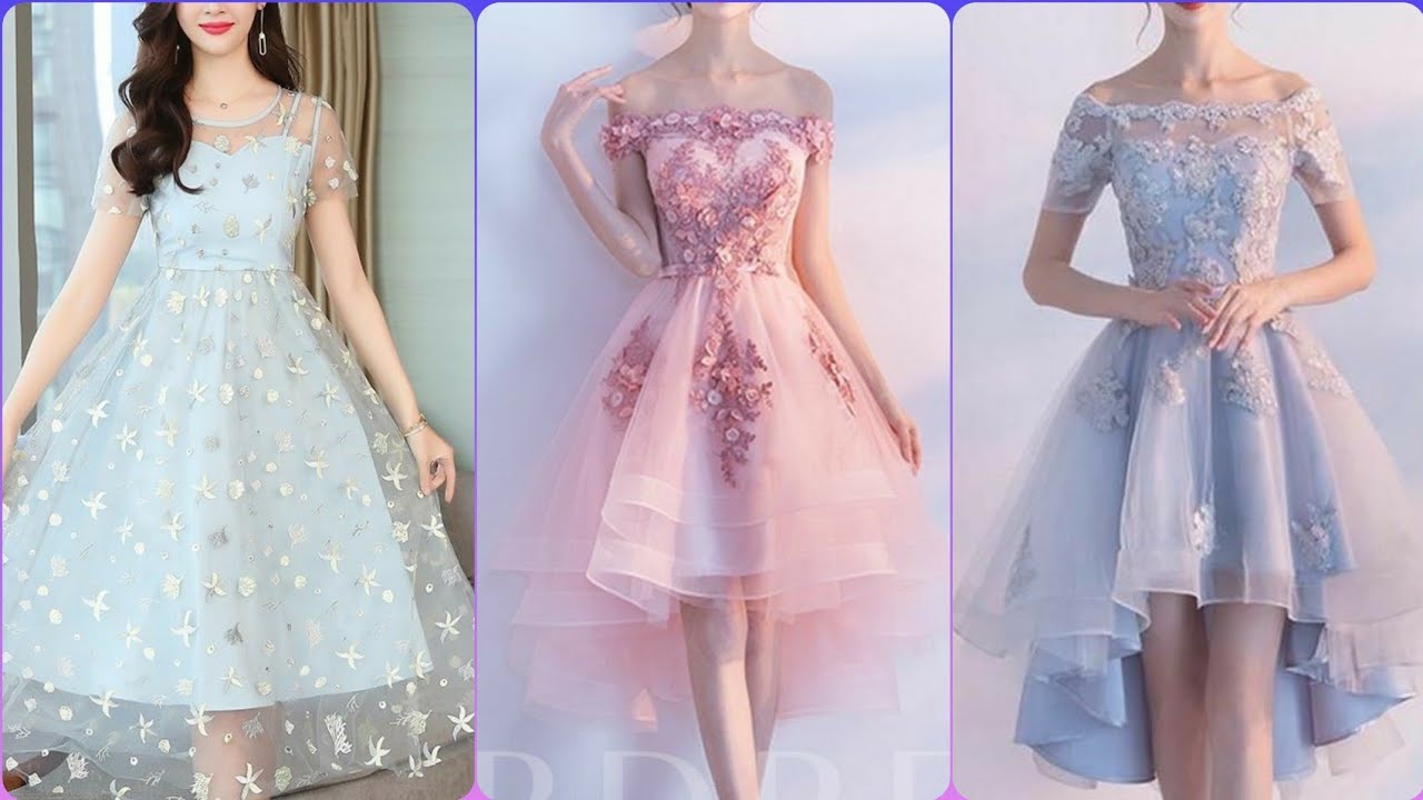 Girls short frock design | Net fairy frock styles for girls | party ...