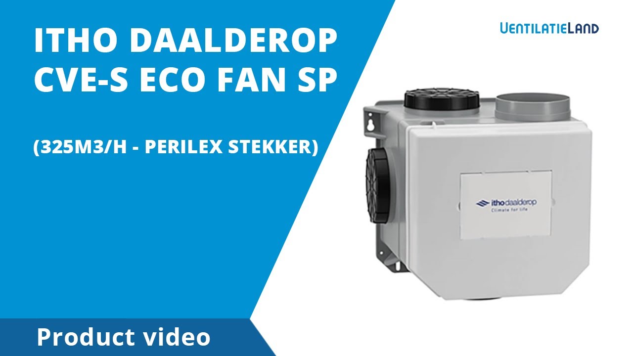 Productvideo - ITHO Daalderop CVE S eco fan SP | Ventilatieland.nl ...