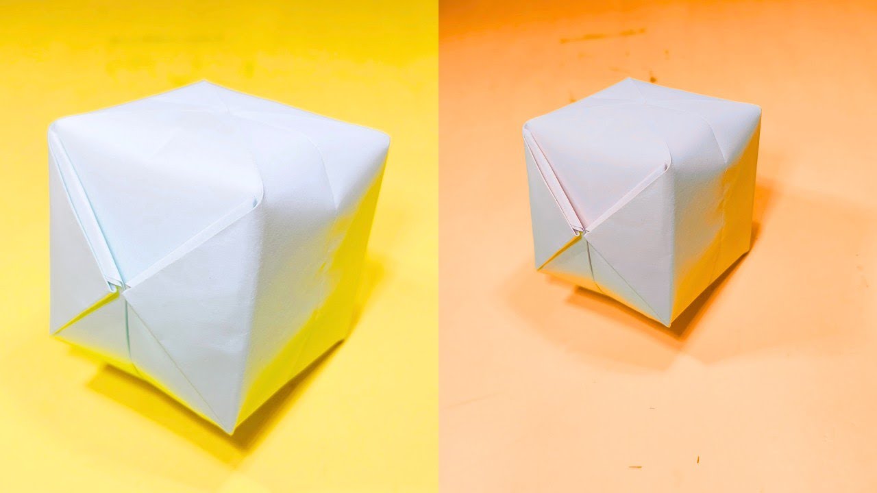 Learn to make paper baloon /waterbomb #origami - YouTube
