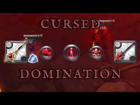 INSANE CURSED STAFF DOMINATION BUILD! CORRUPTED DUNGEON PVP - YouTube