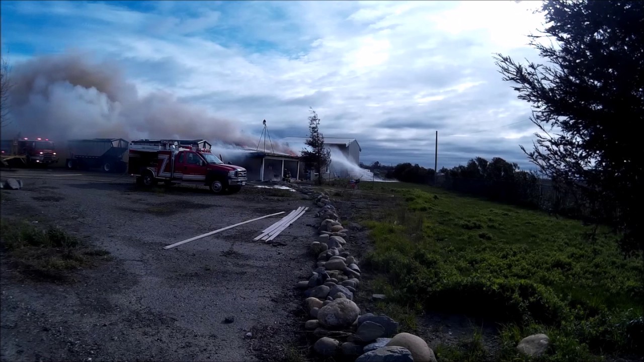 Structure Fire with Backdraft, Ammo Explosion and Radio Traffic - YouTube