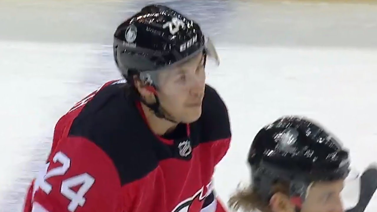 Ty Smith Scores First Career NHL Goal - YouTube