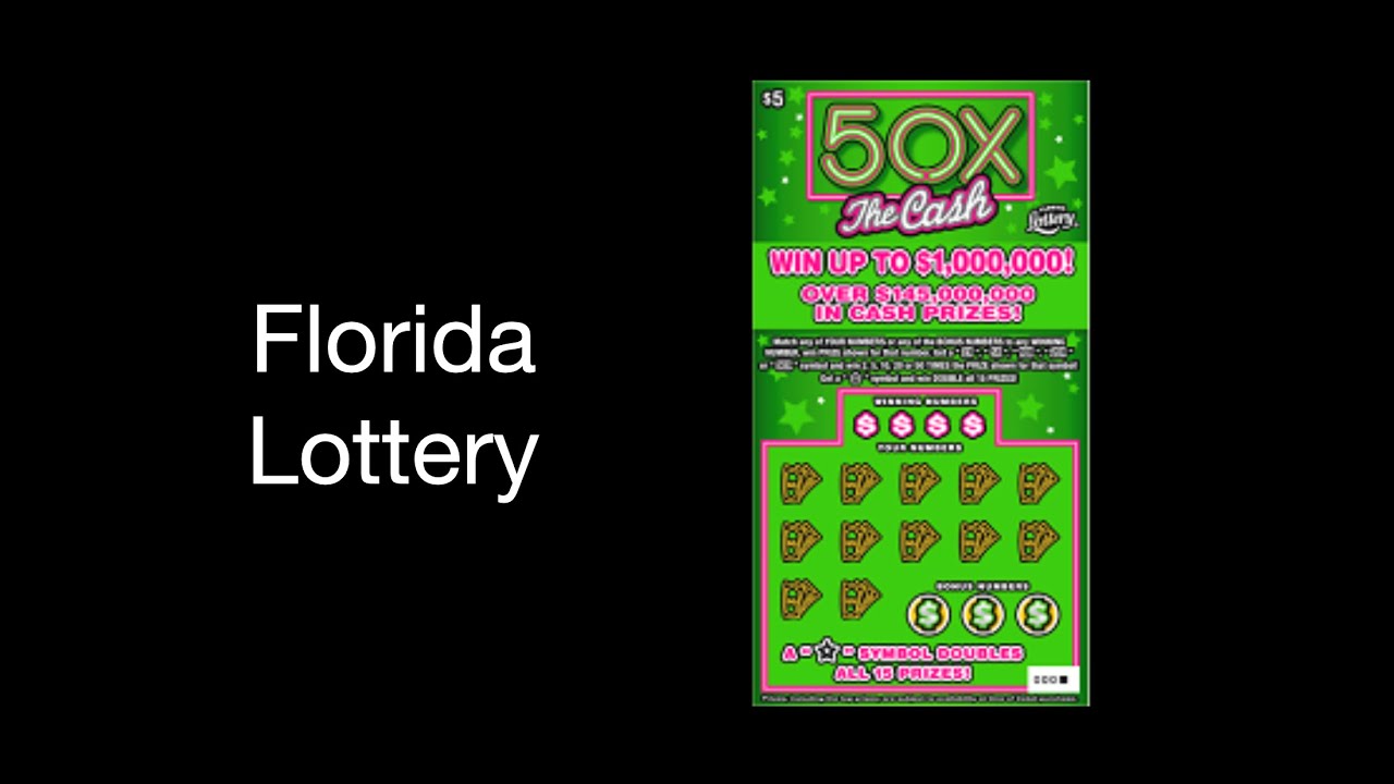 50X The Cash - Florida Lottery $5 (January 2024) - YouTube