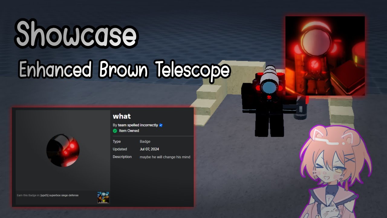 Showcase Enhanced Brown Telescope | Superbox siege defense - YouTube