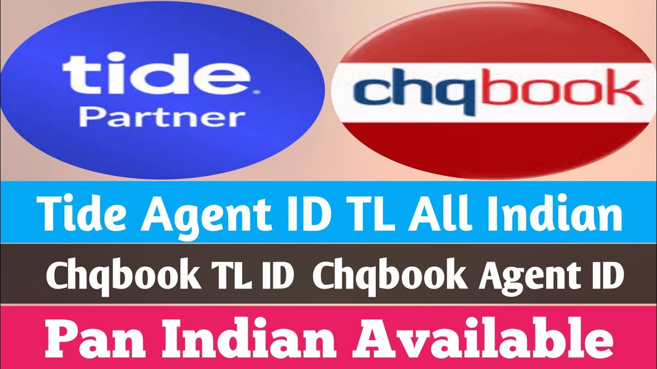 Tide Agent id kaise le kotak Agent id Tide TL kaise bane Chqbook TL ...