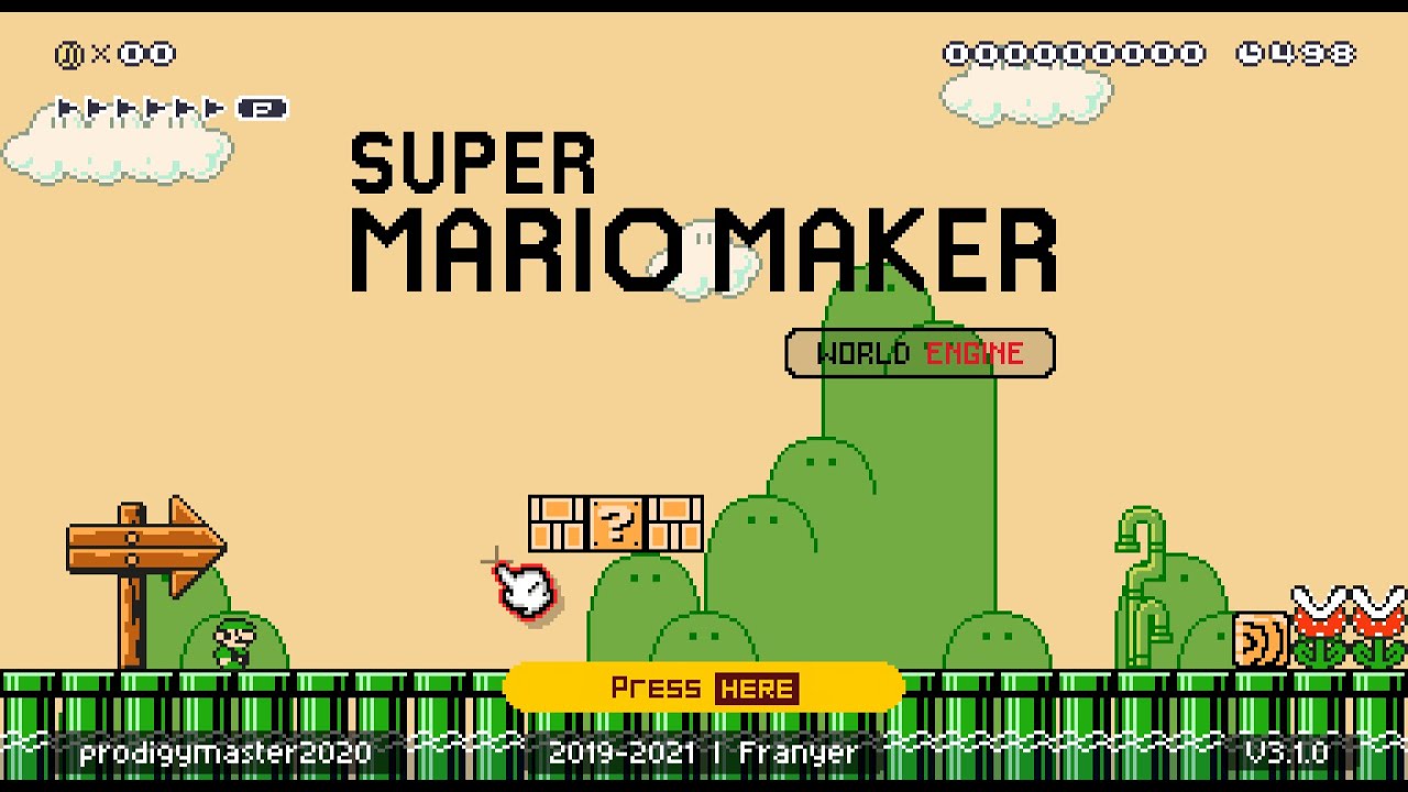 Super Mario Maker World Engine part 2 - YouTube