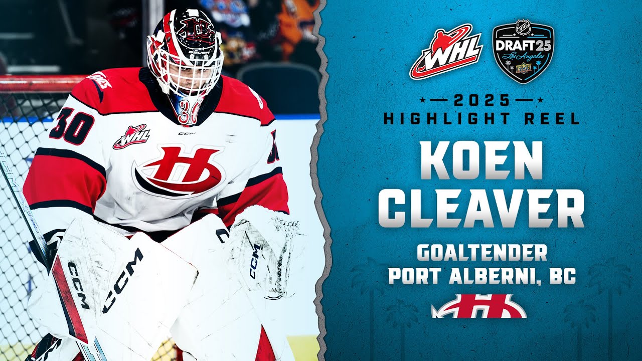 Koen Cleaver - 2025 NHL Draft Highlight Reel - YouTube