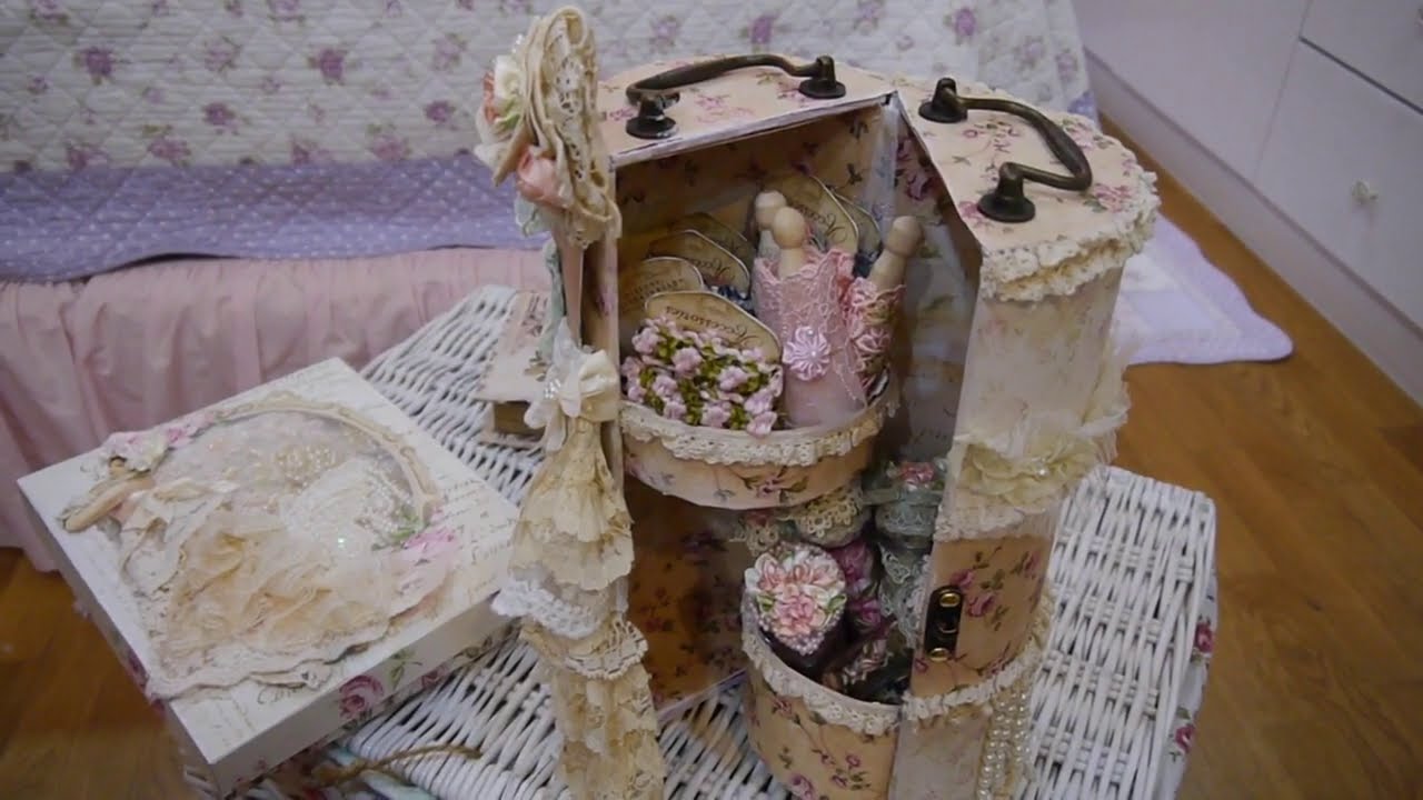 Victorian lady goodies box #Msgardengrove1 - YouTube