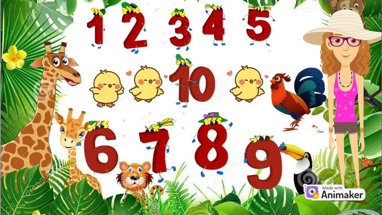 Number names | Number Names 1- 10 | Number spelling | Learn Numbers | Numbers 1 to 10 | # ...