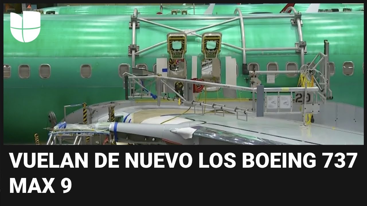Boeing 737 MAX 9 con luz verde para volar - YouTube