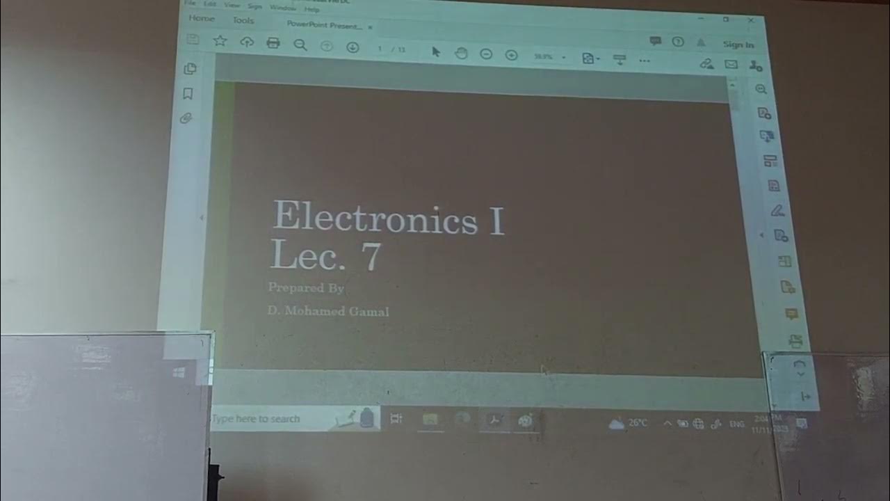 Electronic circuits-lec7(CCSED27) - YouTube