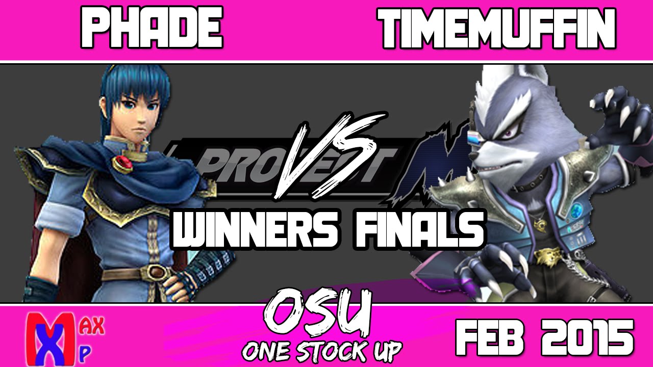 OSU 2/15 - Time Muffin (Wolf) vs Phade (Marth) - Project M - Winners ...