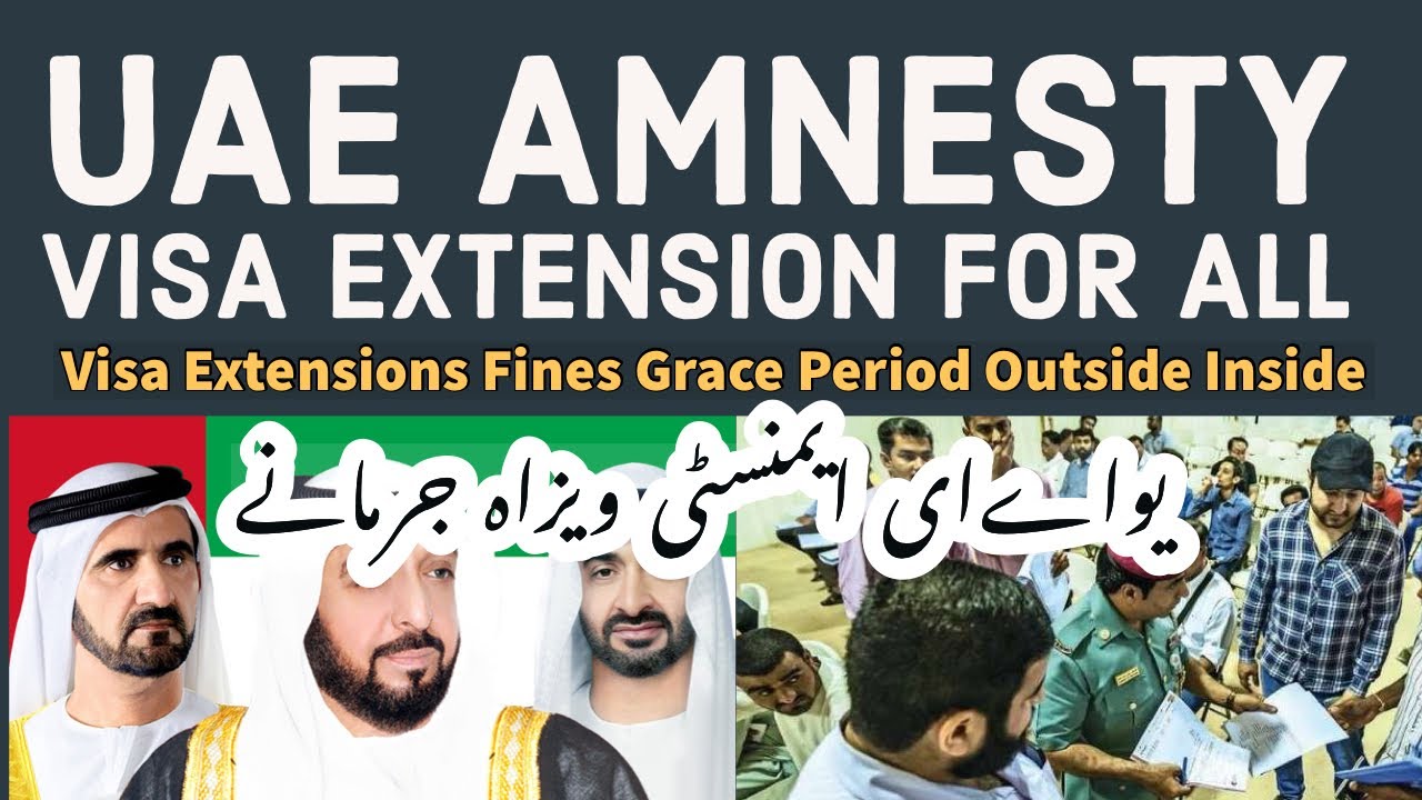 UAE 🇦🇪 Amnesty Updates|Visa Extensions| Visa Fines| New Visa|Inside ...