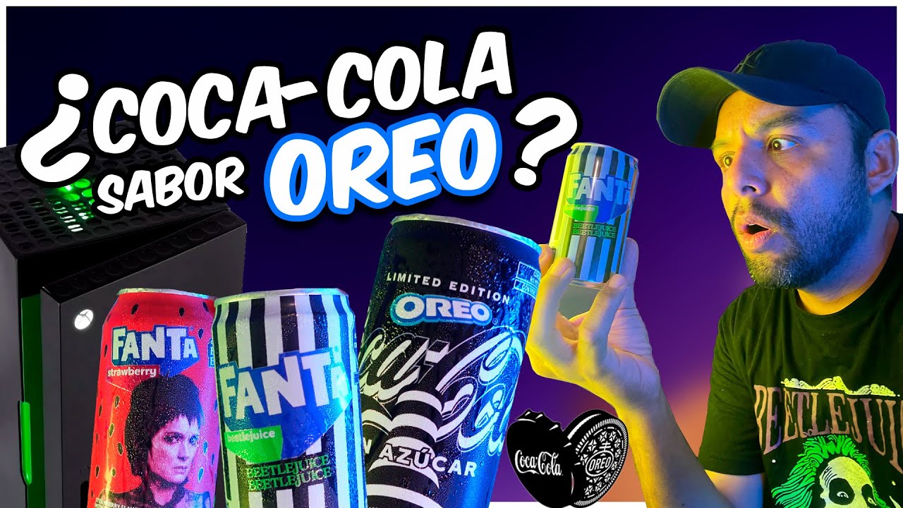 ¡Increíble! Coca-Cola Oreo, Refresco de Beetlejuice y el Xbox ...