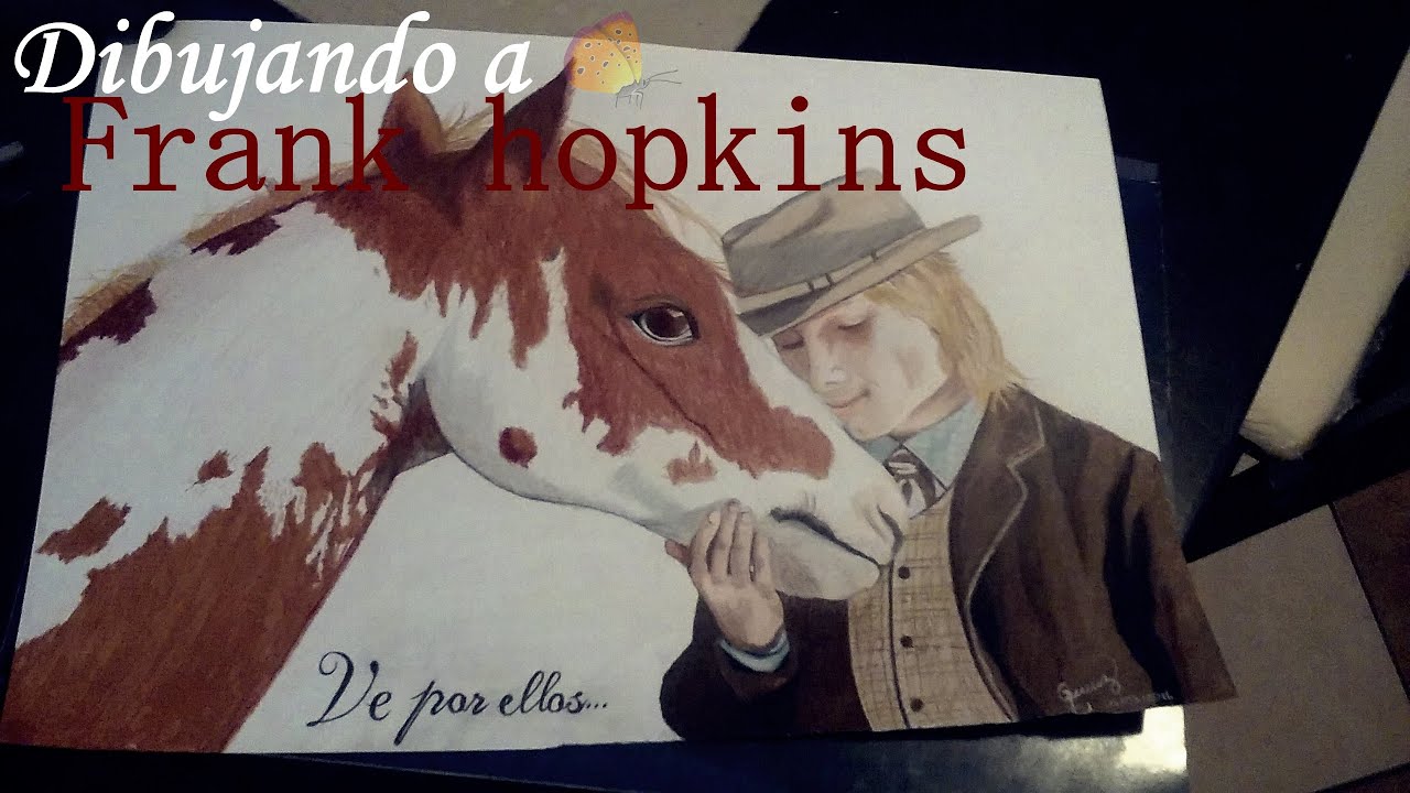 dibujando a Frank Hopkins y su caballo Hidalgo. - YouTube