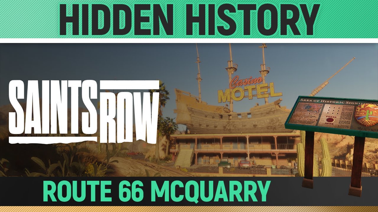 Saints Row - Hidden History - Route 66 McQuarry 🏆 All 5 Points Guide ...