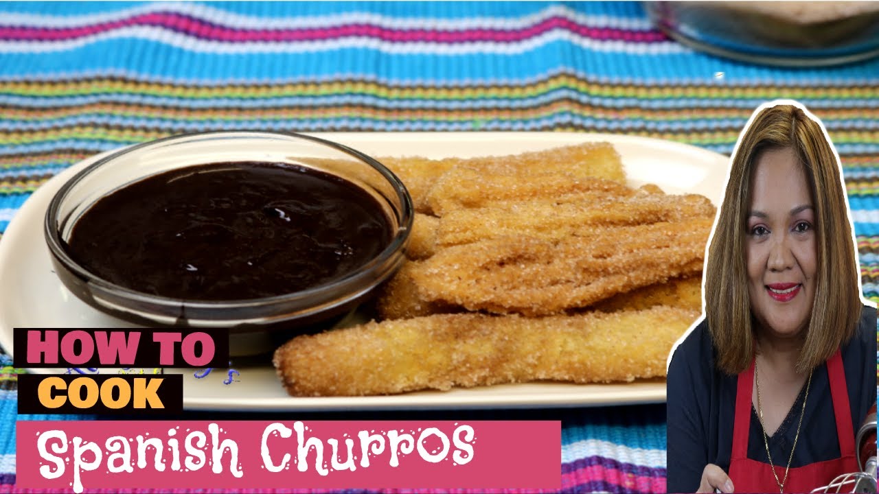 How to Cook Spanish Churros (No Eggs) with Choco Dip - ANG SARAP! - YouTube