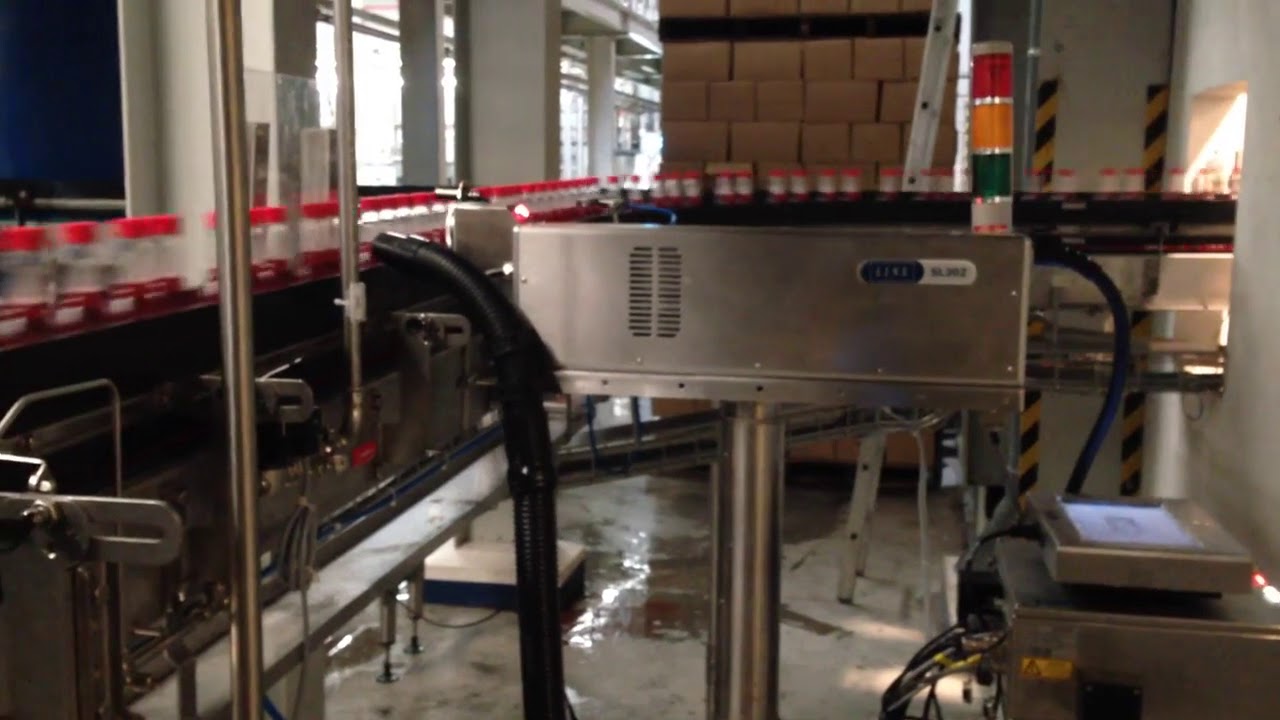 linx laser fast printing - YouTube