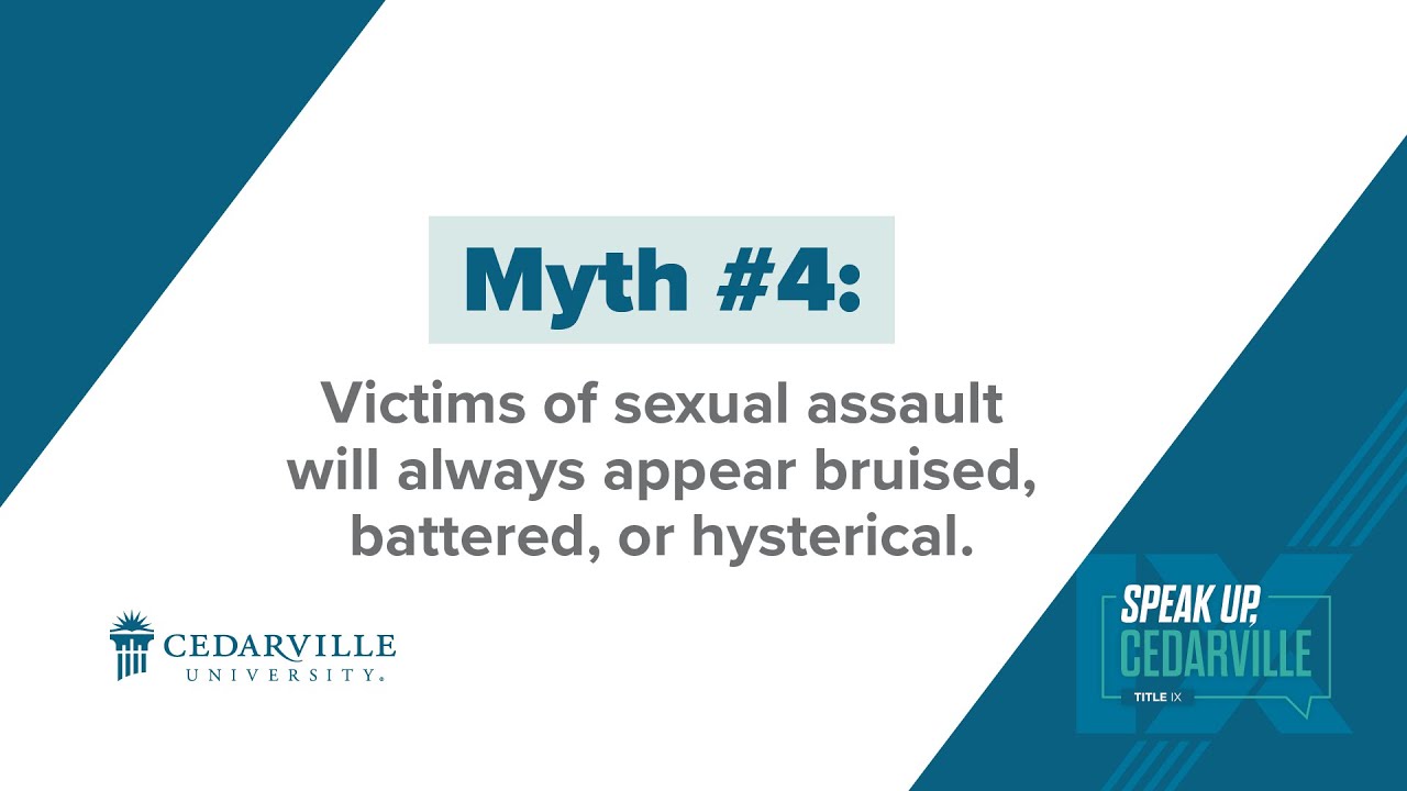 Sexual Assault Awareness Month | Myth #4 - YouTube