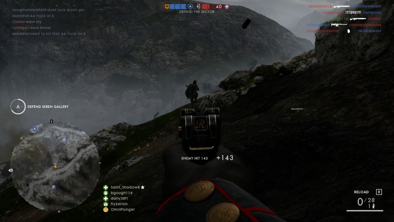 Battlefield 1 - Iron Wall Defense Sniping - YouTube