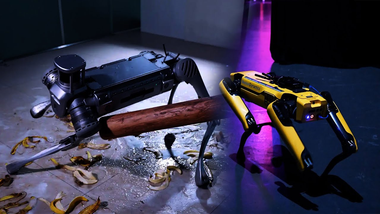 Boston Dynamic Spot Vs Unitree B2 and Xiaomi CyberDog 2 - Artificially ...