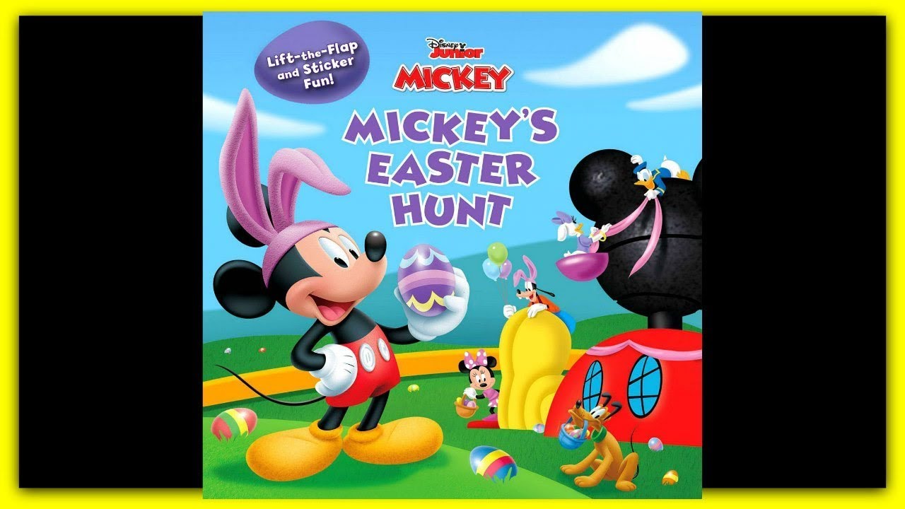 DISNEY MICKEY MOUSE "MICKEY'S EASTER HUNT" - Read Aloud Storybook for kids, children - YouTube