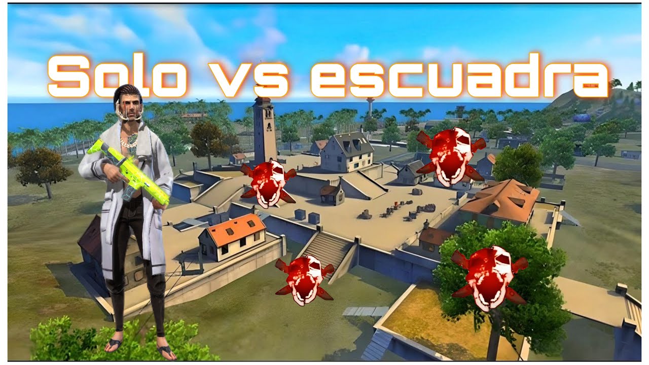 Solo vs escuadra {free fire} - YouTube