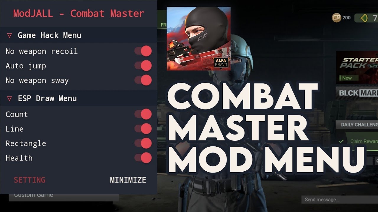COMBAT MASTER MOD MENU V0.25.18 - LATEST VERSION - YouTube