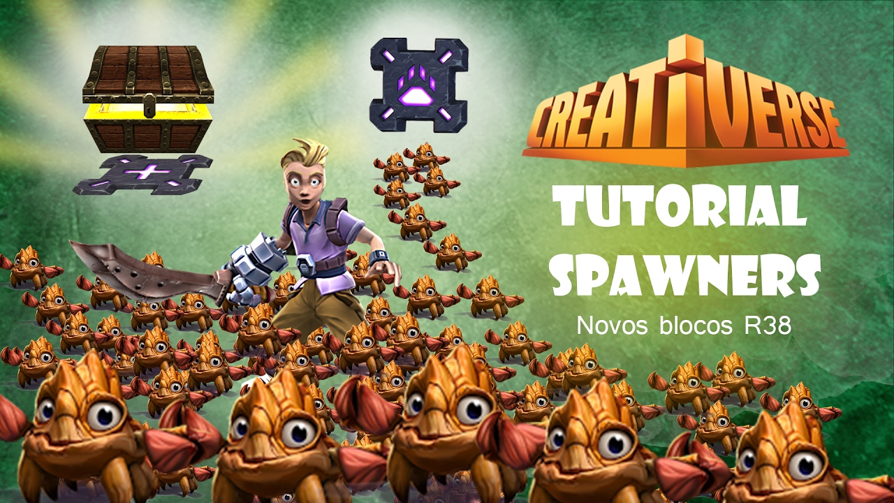 Creativerse - Tutorial Spawners (Novos blocos R38) - YouTube
