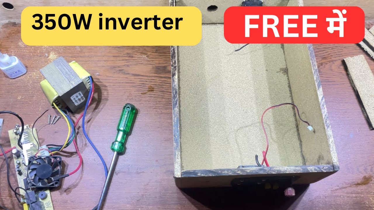 How to Make a 350W Automatic Inverter at Home | Step-by-Step DIY Guide ...