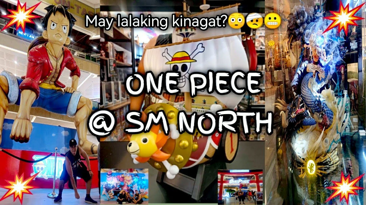 One Piece at SM North | Giant Luffy | 2nd Gear Stance - YouTube