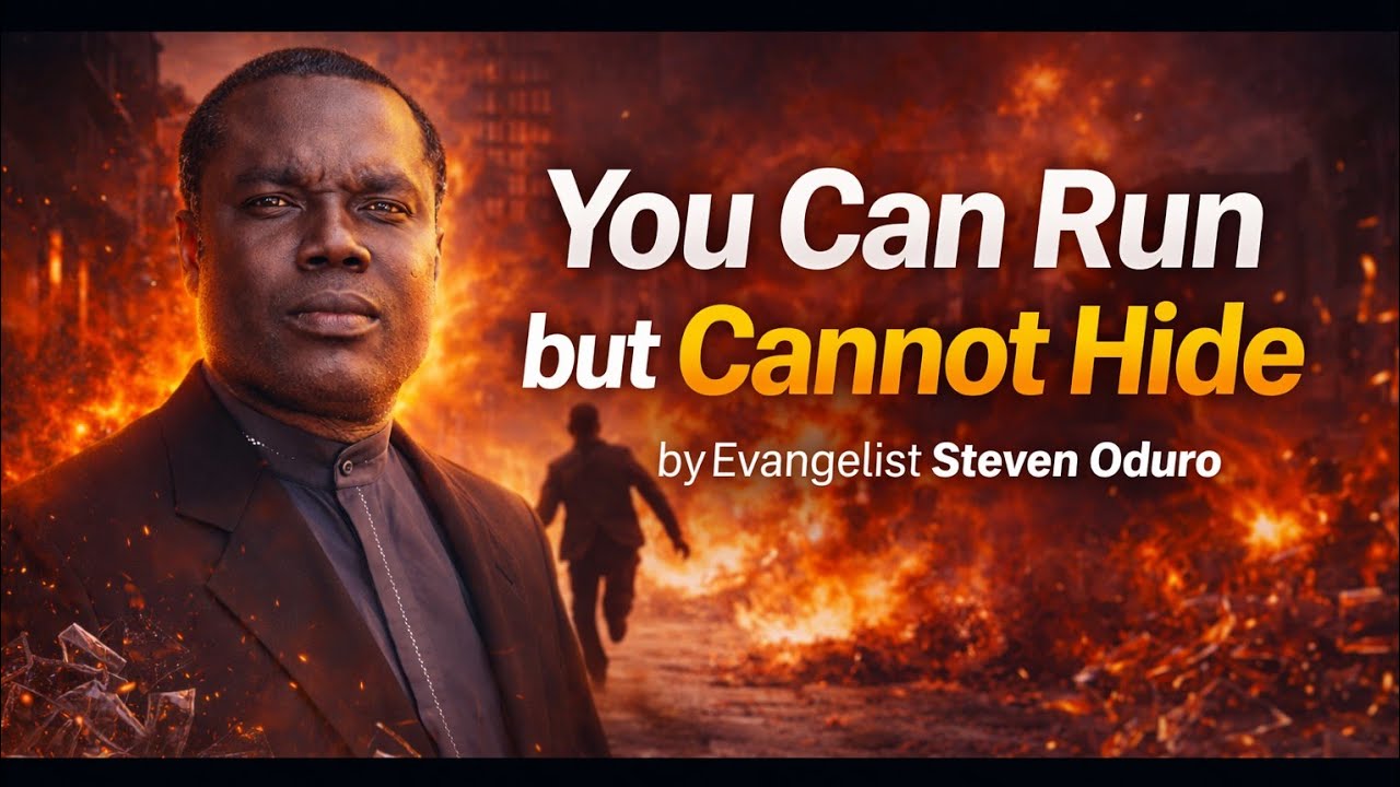YOU CAN RUN BUT CAN'T HIDE BY EVANGELIST STEVEN ODURO - YouTube