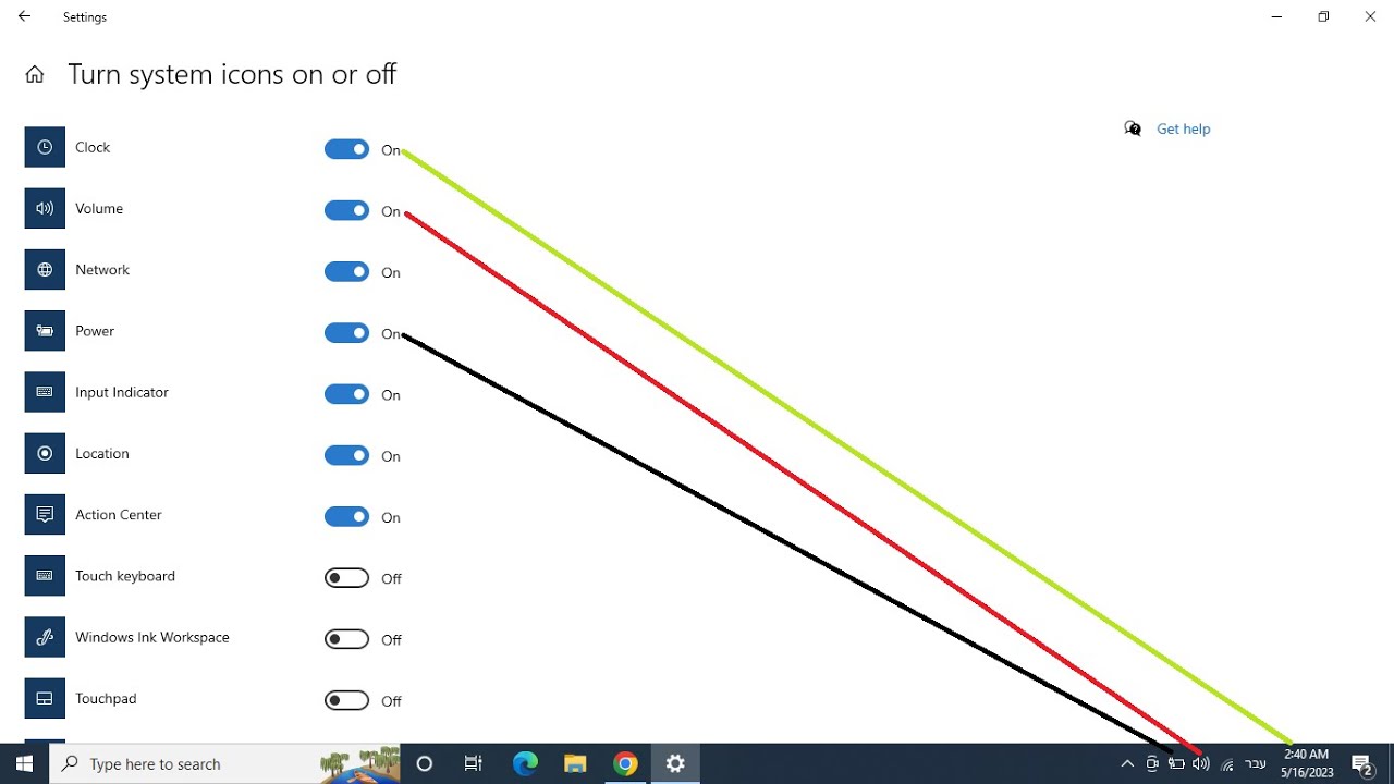How to Fix Icons Not Showing on Taskbar Like Volume Icon in Windows 10 ...