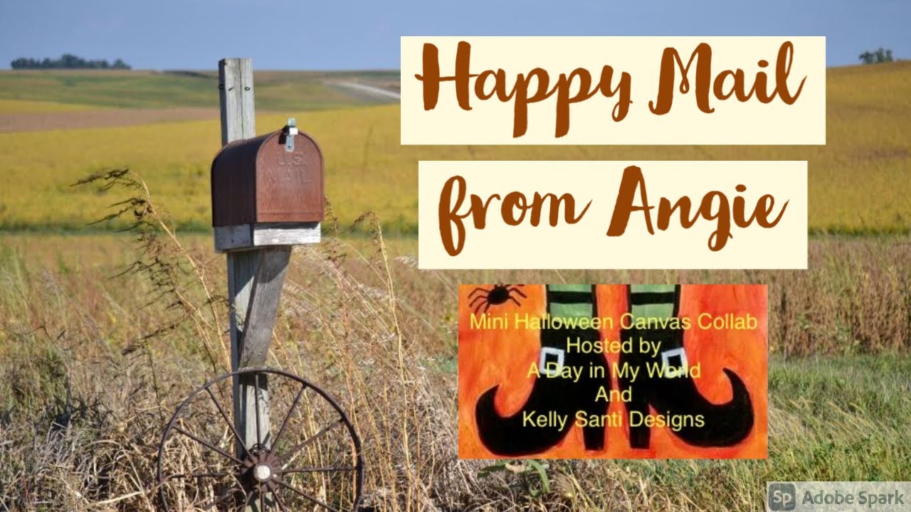 #halloweenATCcanvas #Halloween Happy Mail from Angie ...