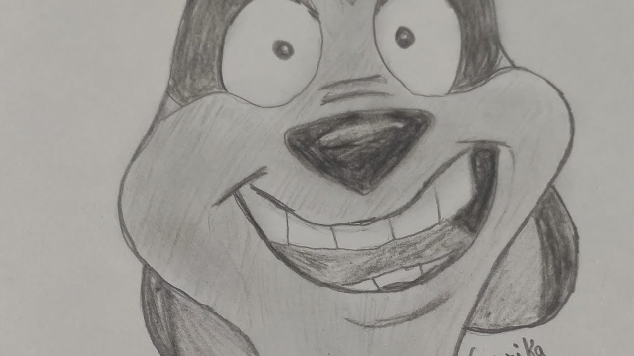 how to draw timon pencil sketch in easy way |lion king| - YouTube