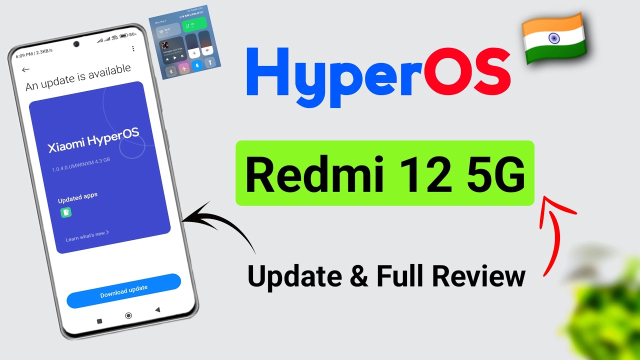 Redmi 12 5g Xiaomi HyperOS 1.0.4.0 Update | Redmi 12 5g Android 14 ...