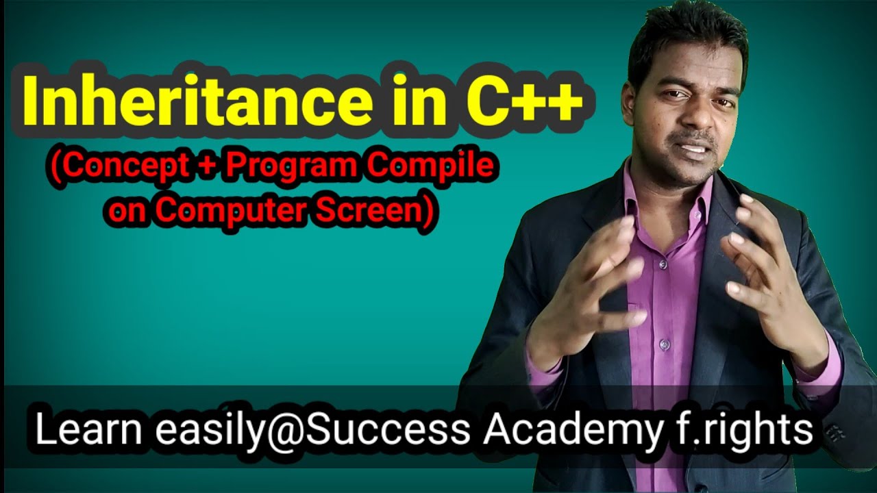 Inheritance In C++ || A program Coding of Inheritance In OOPs - YouTube