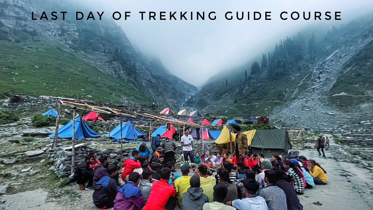 Last day of Trekking Guide Course from ABVIMAS Bharmour - YouTube