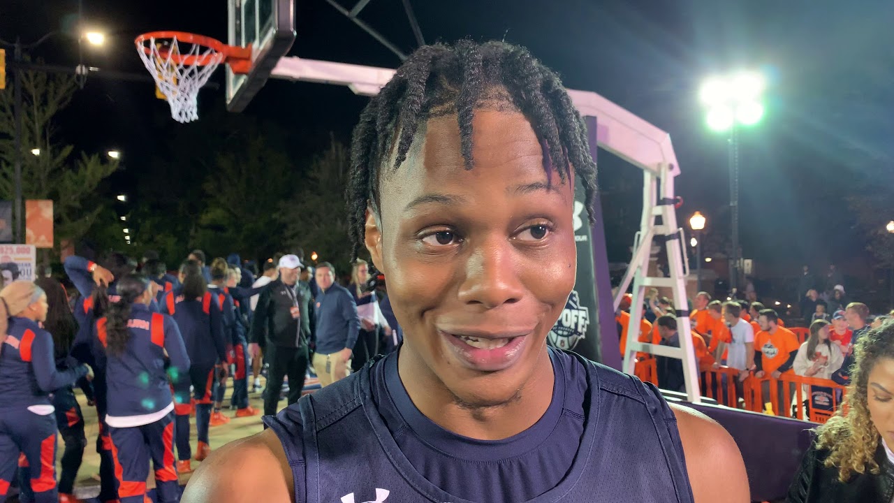 Freshman Isaac Okoro after winning dunk contest - YouTube