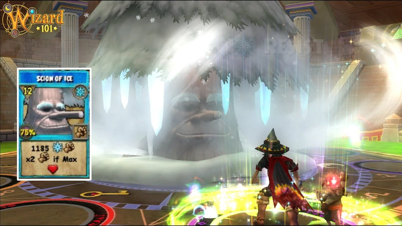Wizard101: *NEW* RANK 12 ICE SPELL: SCION OF ICE - YouTube