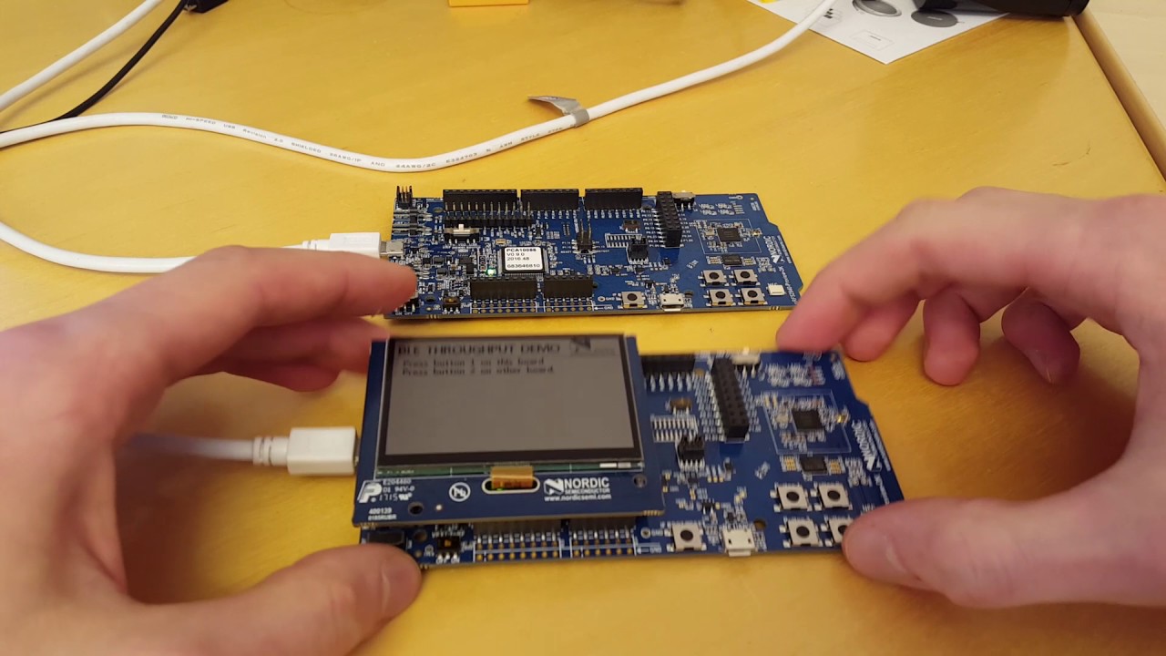 Walkthrough Bluetooth low energy throughput demo - YouTube