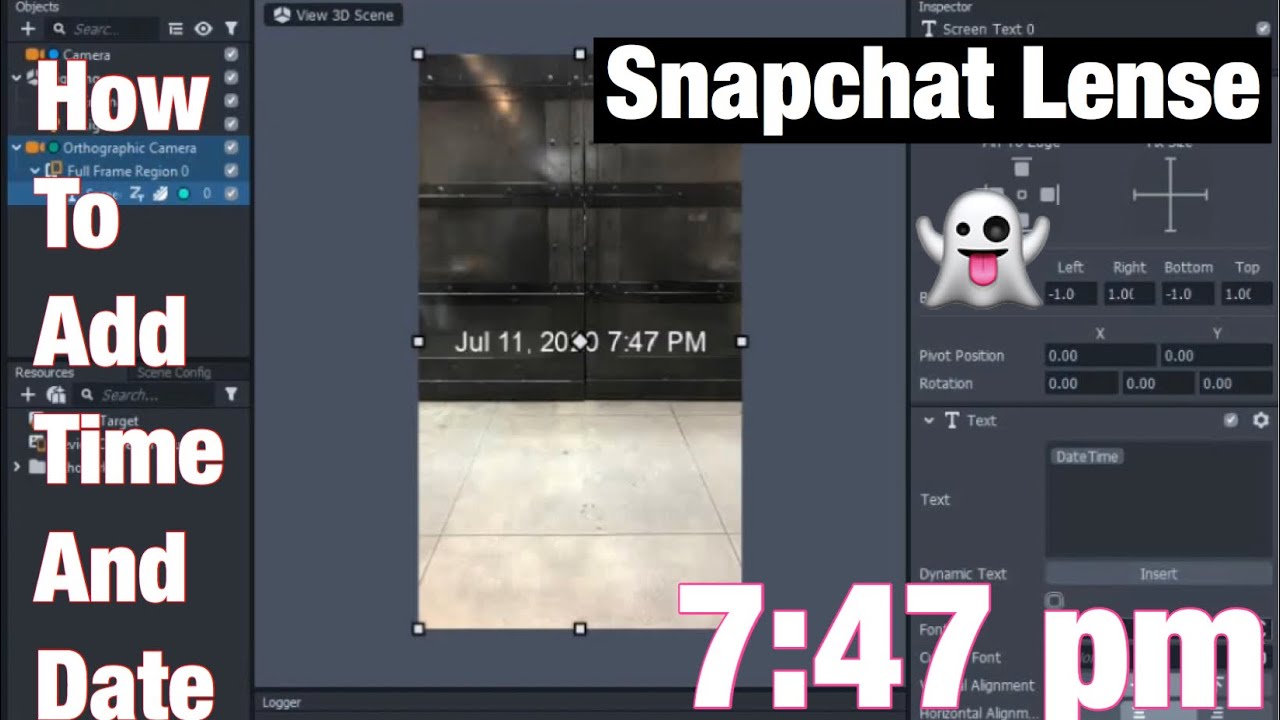 How To Add Date And Time And More Snapchat Lense YouTube how-to-add-date-and-time-and-more-snapchat-lense-youtube