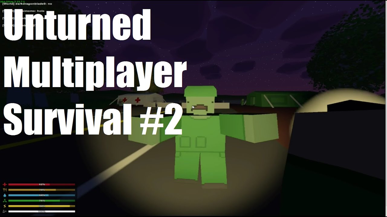 Unturned Multiplayer Survival #2 - First Encounter - YouTube